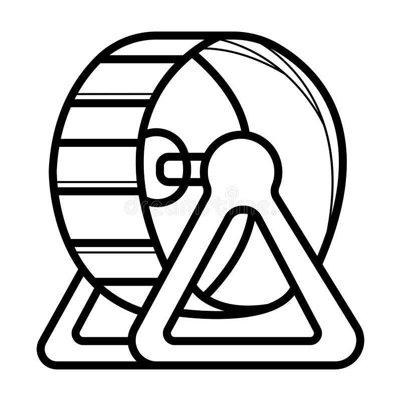 Hamster ball icon vector stock vector. Illustration of outline - 143344675