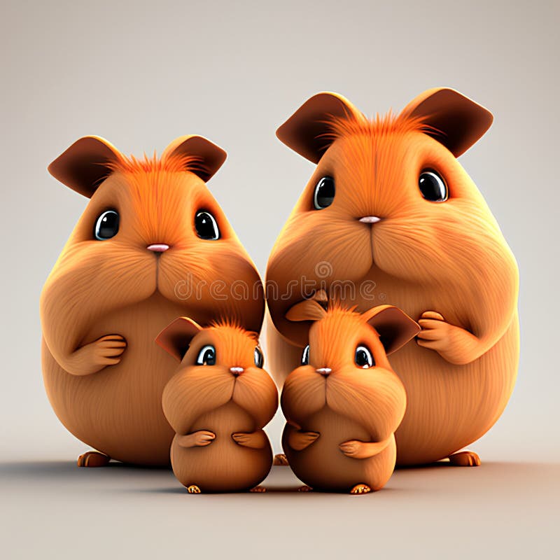 Hamster Family Stock Illustrations – 329 Hamster Family Stock ...