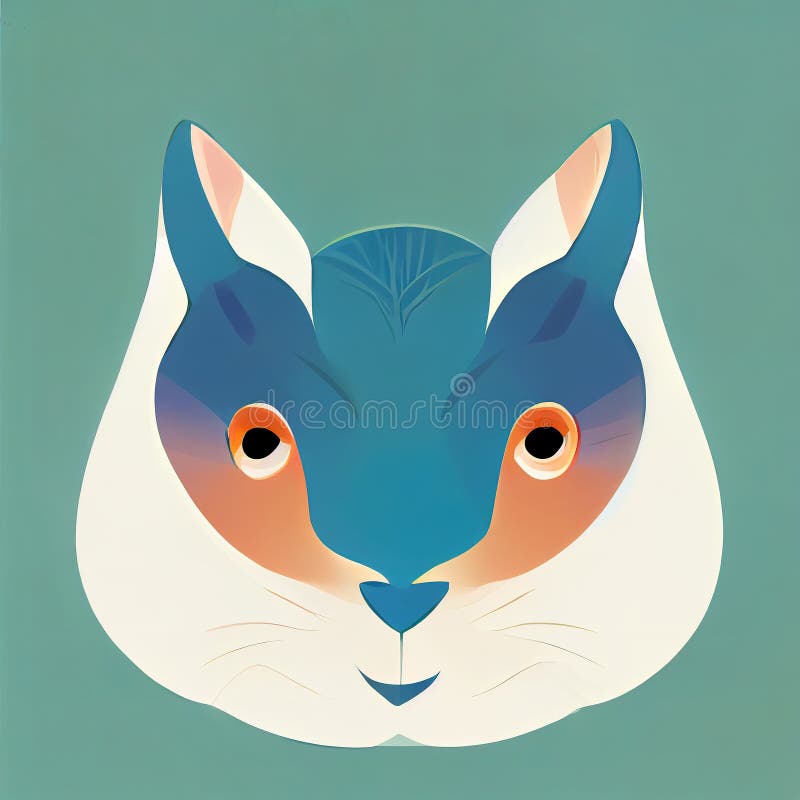 Chipmunk Face Outline