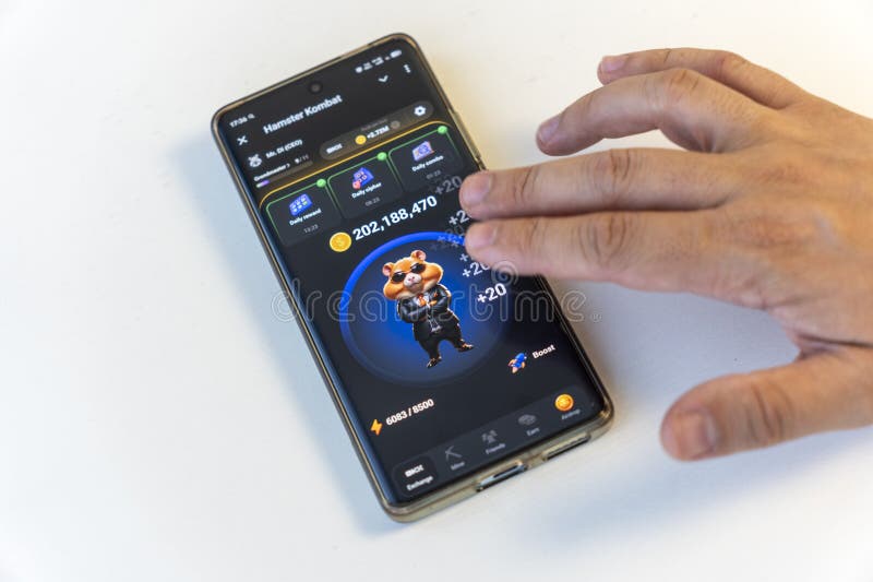 Hamster Kombat Tap 2 Earn Mini Game in Telegram Messenger, Application ...