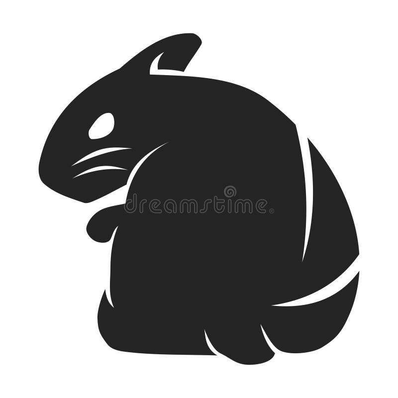 Hamster Logo Template Isolated. Brand Identity. Icon Abstract Vector ...