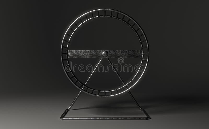 Hamster Wheel Empty stock image. Image of rotate, hamster - 74340253