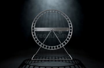Hamster Wheel Empty stock photo. Image of rotate, challenge - 74339124