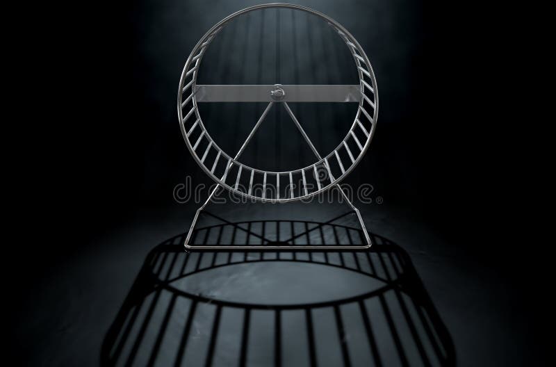 Hamster Wheel Empty stock image. Image of rotate, hamster - 74340253