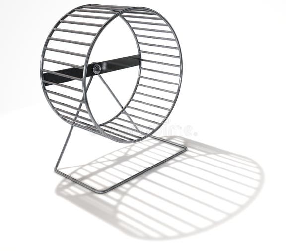 Hamster Wheel Empty stock photo. Image of empty, isolated - 74339570