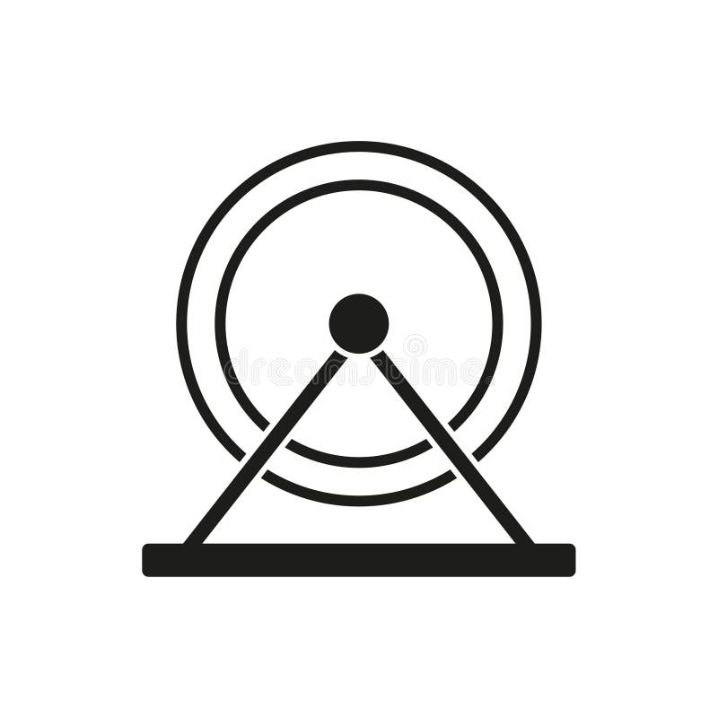 Hamster Wheel Icon. Vector Illustration. EPS 10 Stock Vector ...