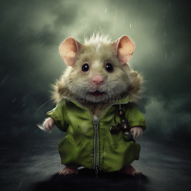 Hamster Zombie Monster with a Frankenstein S Monster Style Appearance ...