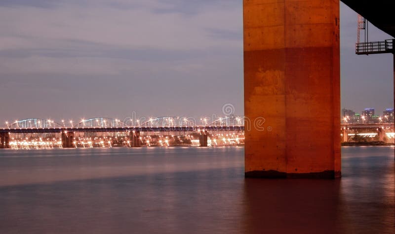 Han River Bridge stock image. Image of lakes, rivers, water - 3227533