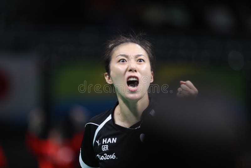 Han Yan at the Olympic Games in Rio 2016. Editorial Stock Image - Image ...