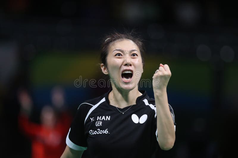 Han Yan at the Olympic Games in Rio 2016. Editorial Photography - Image ...