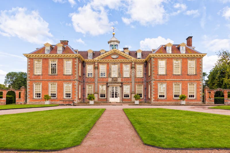 Hanbury Hall, Worcestershire, England Redaktionell Fotografering för ...