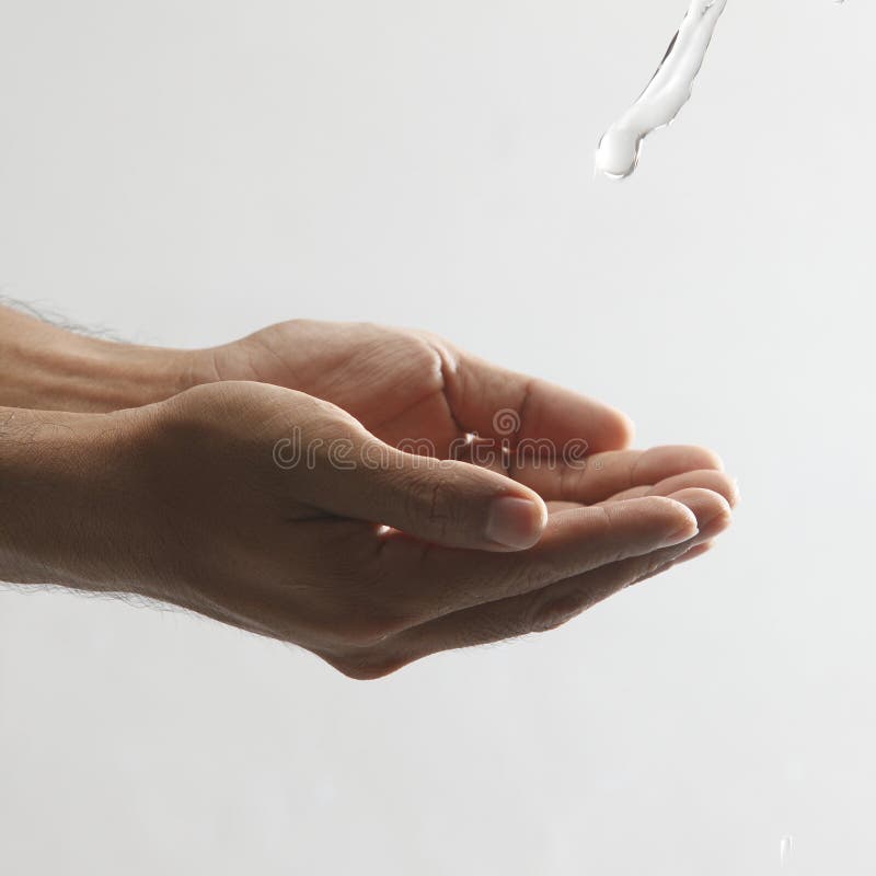 Hands Catching Clean Falling Water Close Up Stock Photos - Free ...