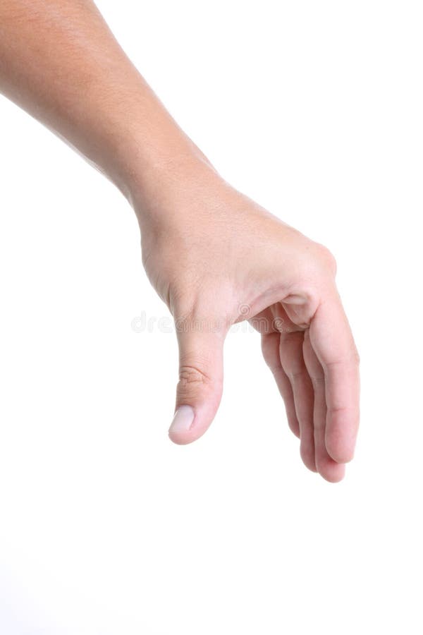 Man Hand Compressing a Face Mask Stock Image - Image of fist ...