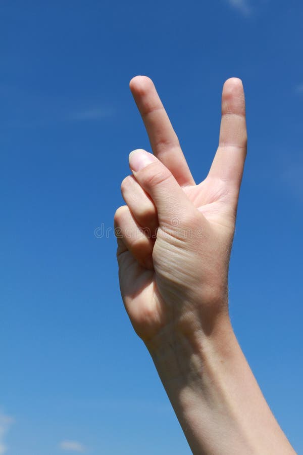 Peace Sign stock photo. Image of rings, people, expressions - 17181508