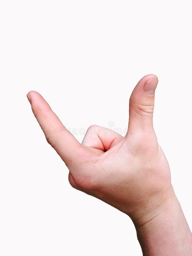 Hand sign stock photo. Image of male, conceptual, demonstrate - 2308372