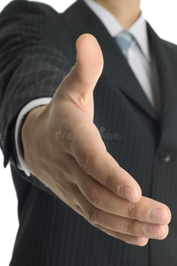 Hand shake welcome gesture stock image. Image of happy - 12306025