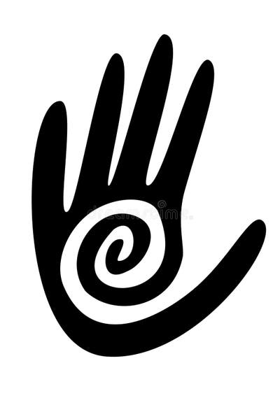 Native American Hand Symbol Stock Illustrations – 8,464 Native American ...