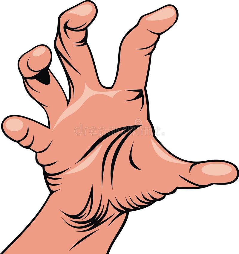 Empty hand stock vector. Illustration of human, gesture - 3823333