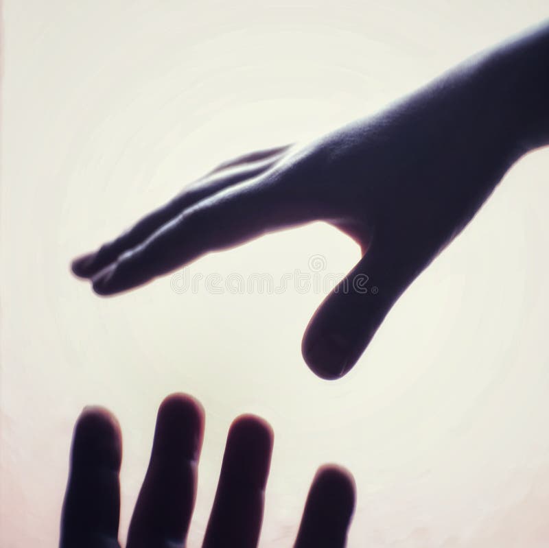 Hand by Hand Action Save Humanity Stock Image - Image of hand, action ...
