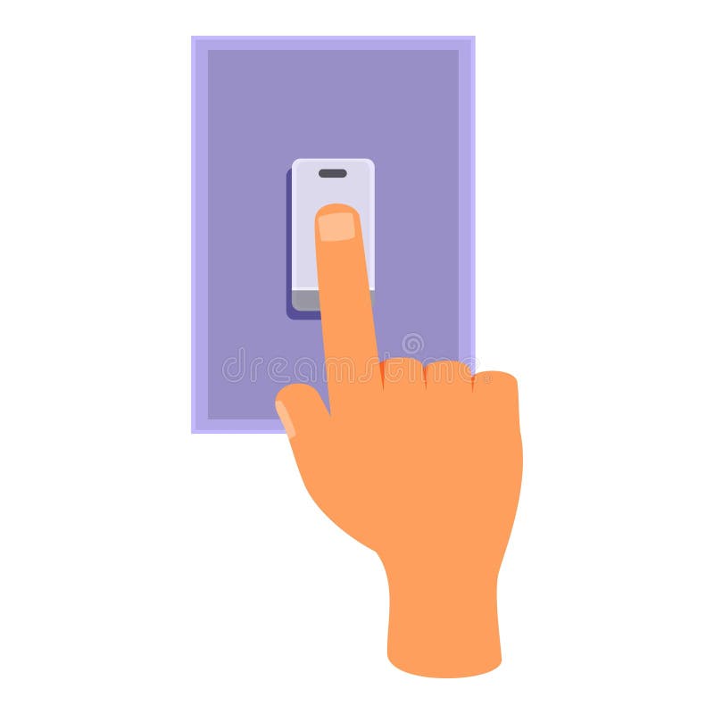 Finger Turning Light Switch Stock Illustrations – 121 Finger Turning ...