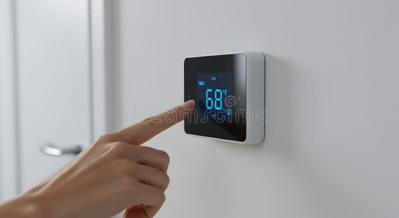 Smart Thermostat Temperature Control Setting Home Automation Energy ...