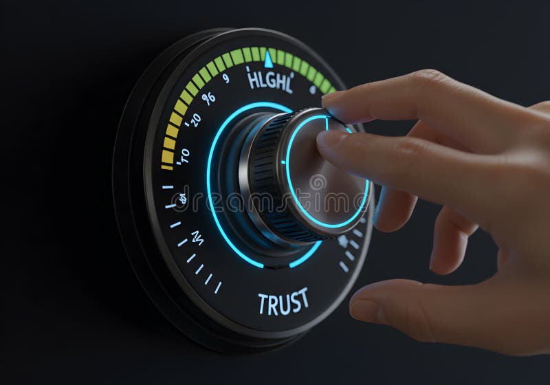 Trust Level Adjustment Dial Knob Control Setting High Low Technology ...