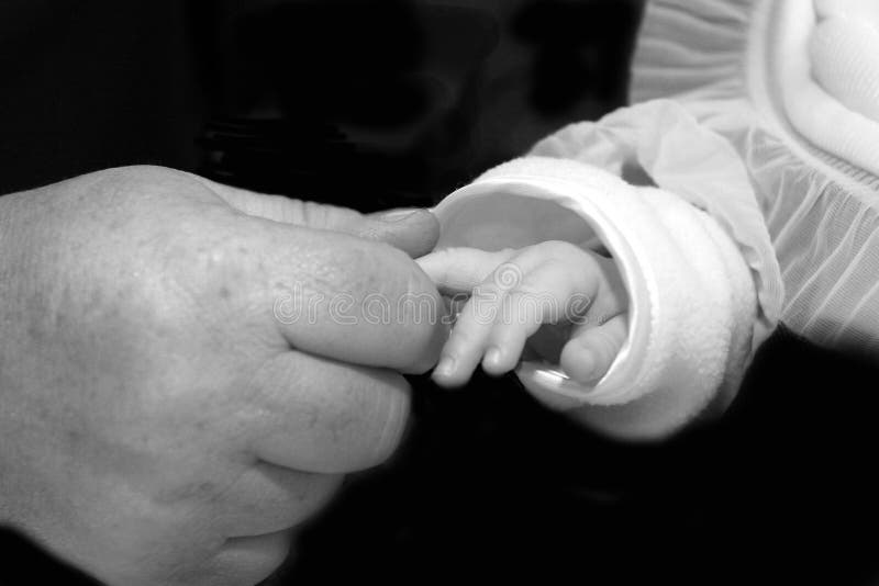 Hand of the Adult Person and the Child. Stock Image - Image of finger ...