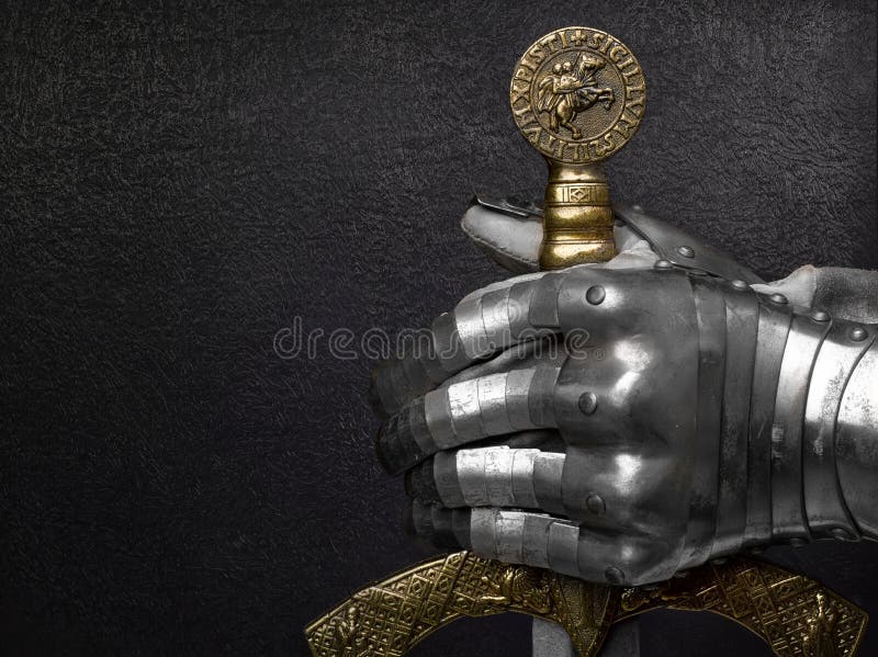 Knight s glove stock photo. Image of conflict, ancient - 6486196