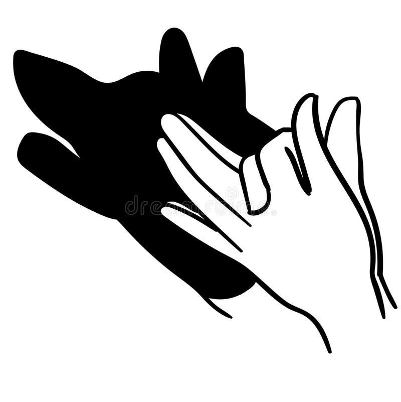 Hand Shadow Duck Stock Illustrations – 148 Hand Shadow Duck Stock ...