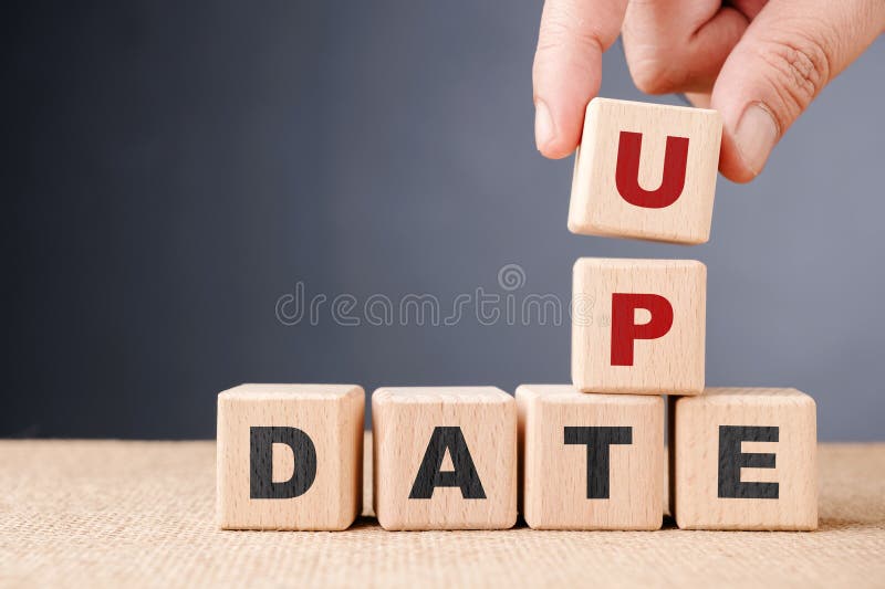 UPDATE word stock photo. Image of info, communication - 302657124