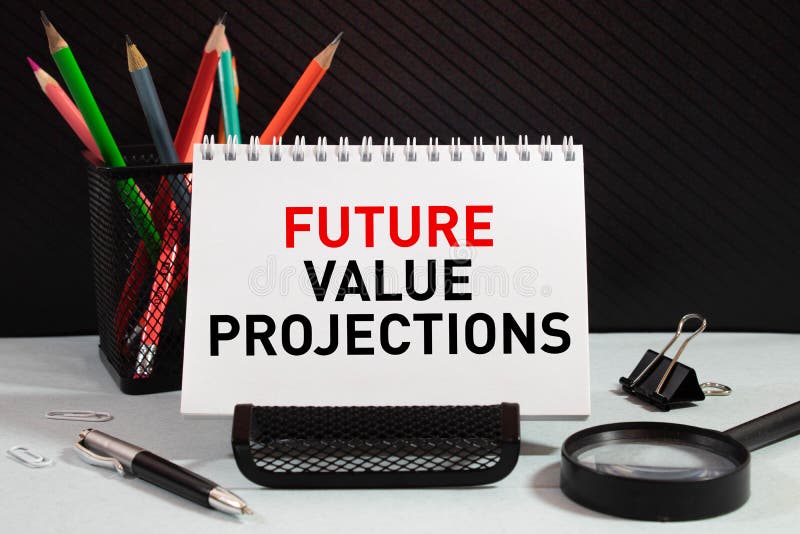 Hand Arrange Wood Letters As Future Value Projections Stock Image ...