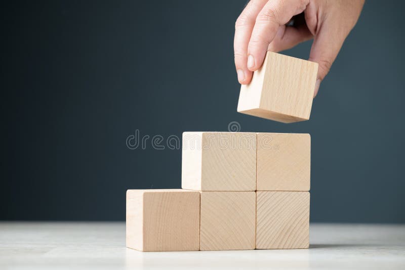 Build Success, Development Plan, Step Process, and Goal Concept Stock ...