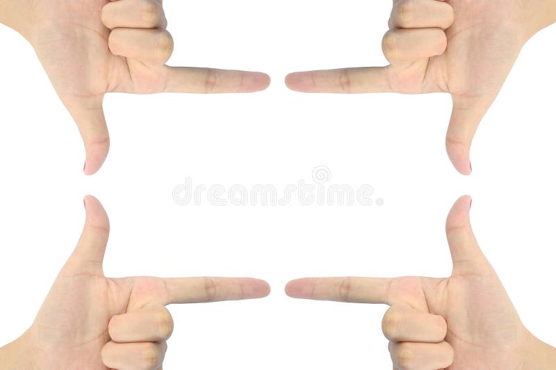 Hand as rectangle shape stock photo. Image of message - 19625968