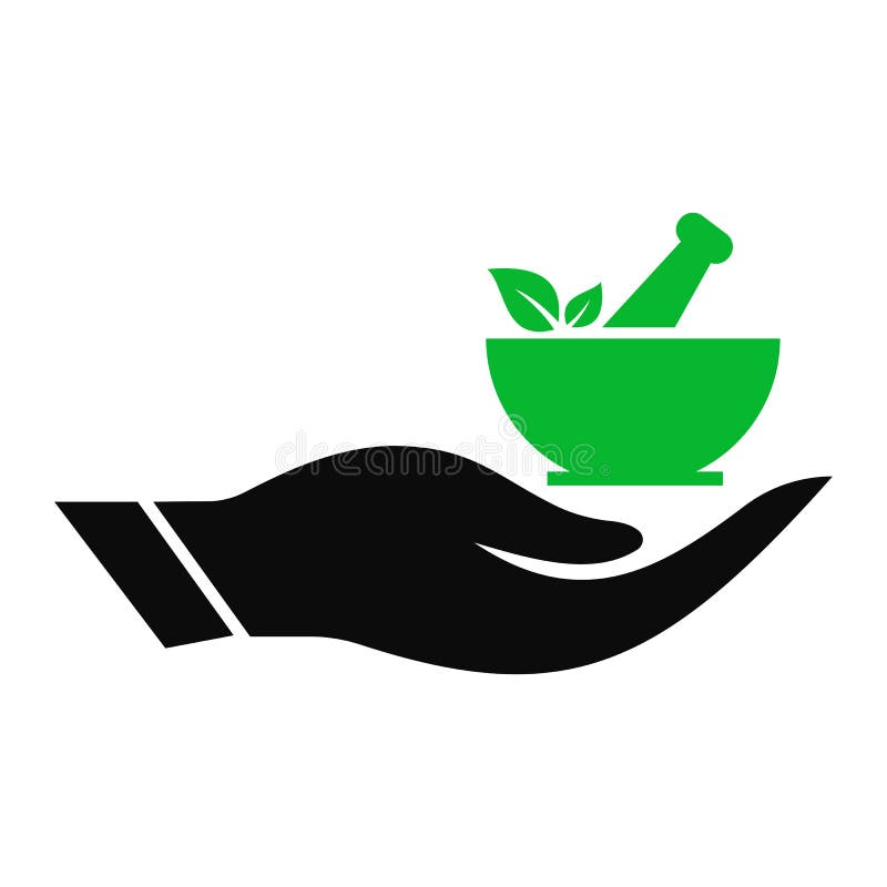 Hand Ayurveda Logo Design. Ayurveda Logo with Hand Concept Vector Stock ...