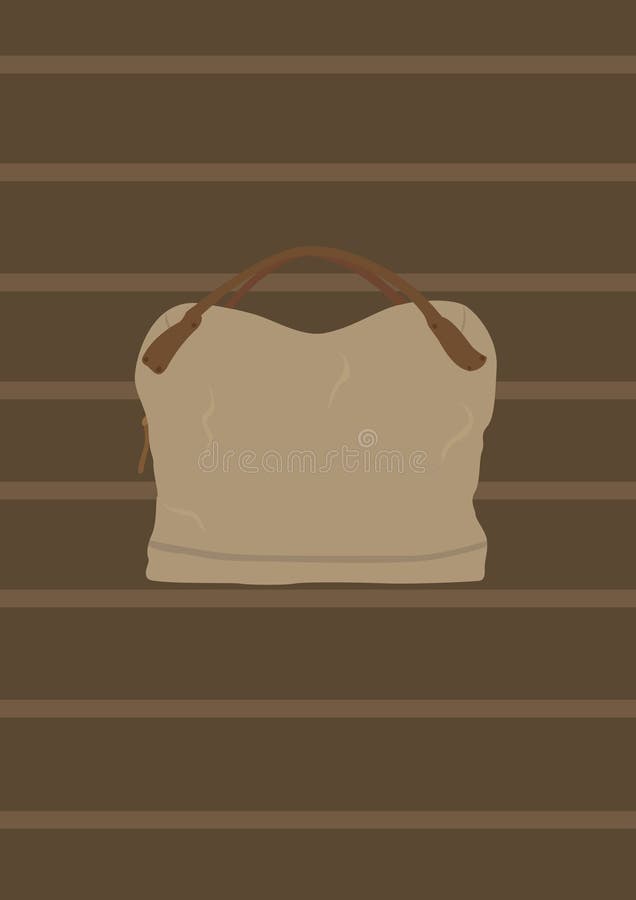 Hand Bag. Vector Illustration Decorative Background Design Stock ...