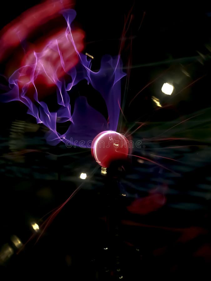 Hand on the Ball, Colorful Energy Stock Image - Image of lights, love ...