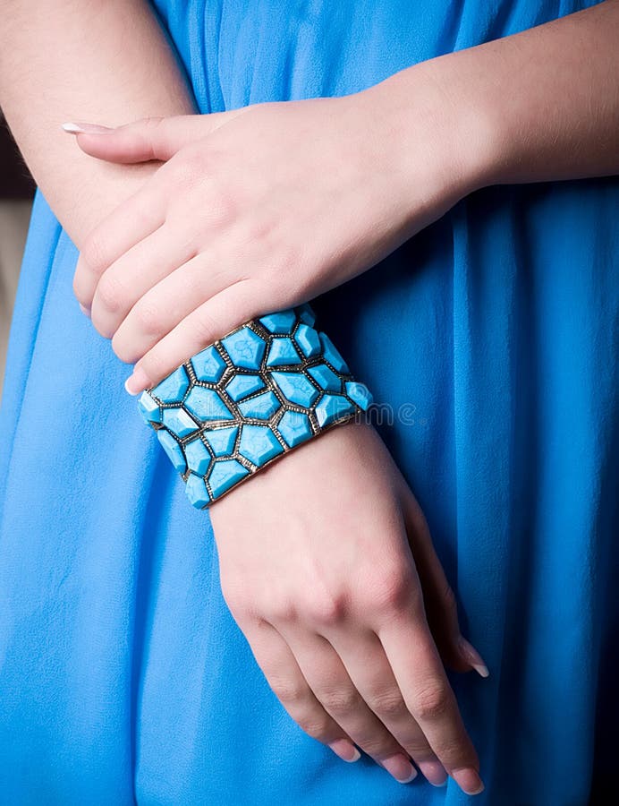 Beautiful Bangle With Pearls Stock Image - Image of glamour, bangle ...