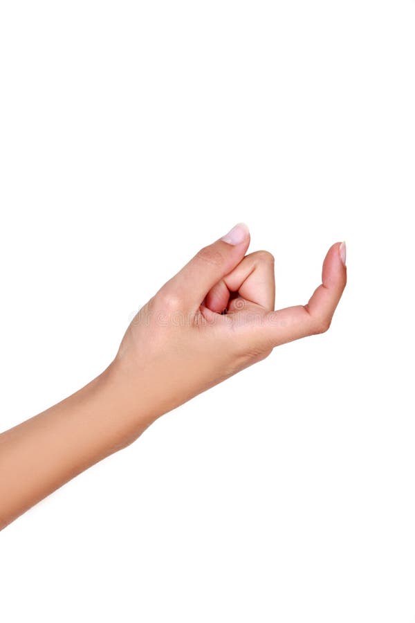 Hand beckoning stock photo. Image of girl, hand, direction - 33944102