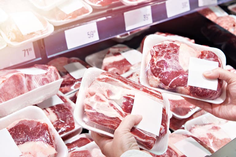 Hand with beef meat stock image. Image of fresh, ingredient - 286018521