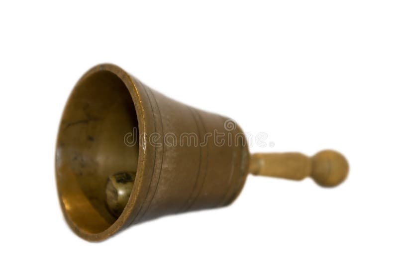 Hand bell stock photo. Image of rusty, historic, metallic - 5535896