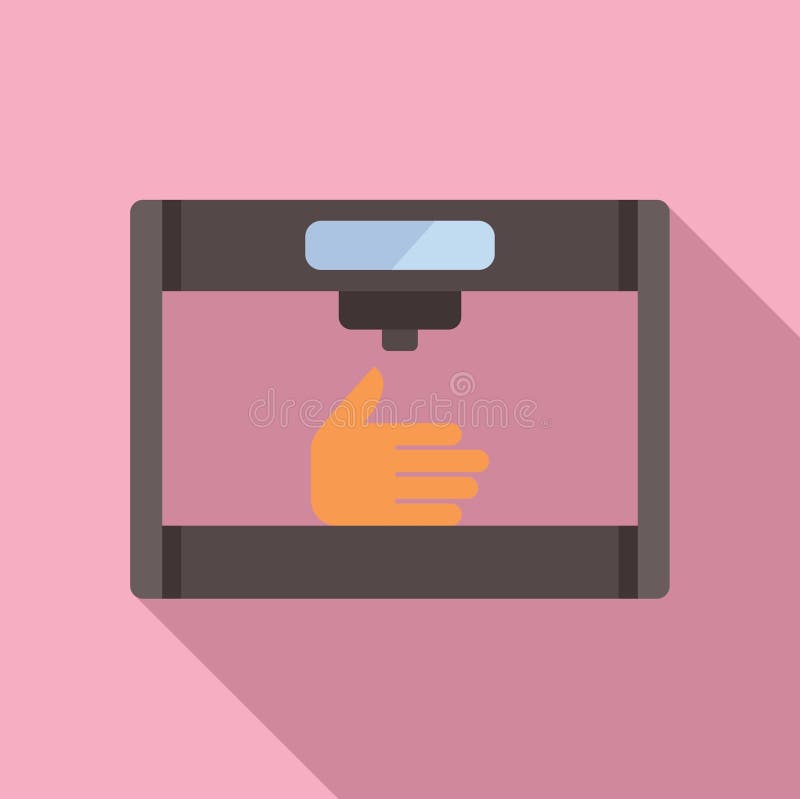 Hand Bioprinting Icon Flat Vector. Medical Organ Scientific Stock ...