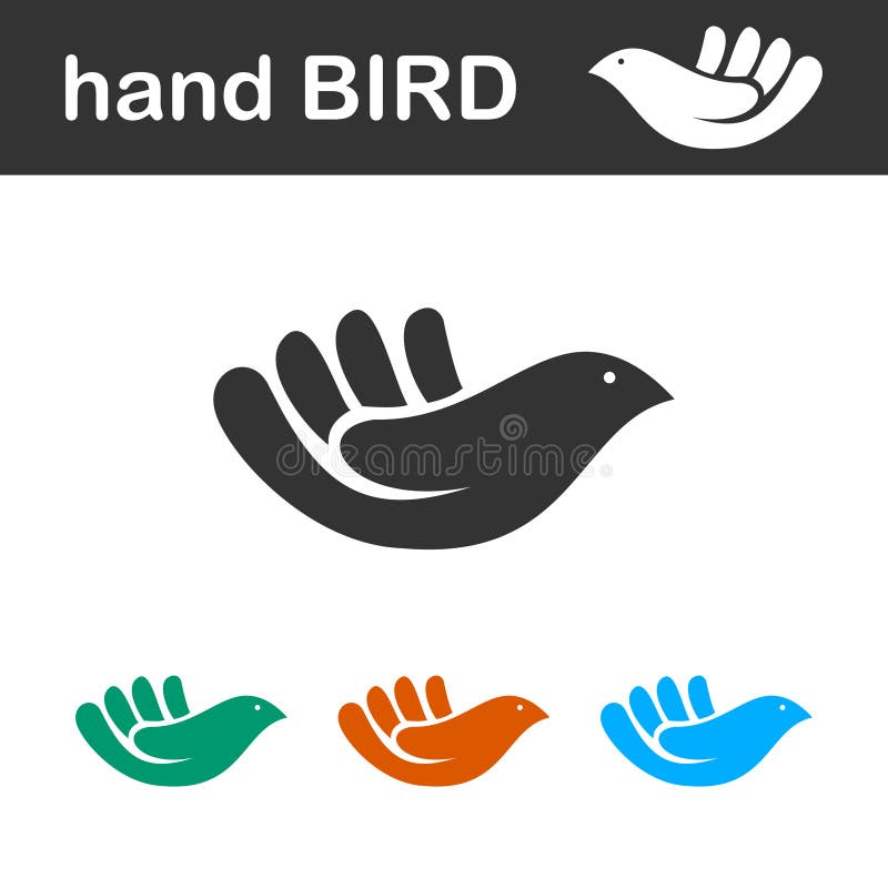 Flying Bird Hand Logo Stock Illustrations – 3,964 Flying Bird Hand Logo ...