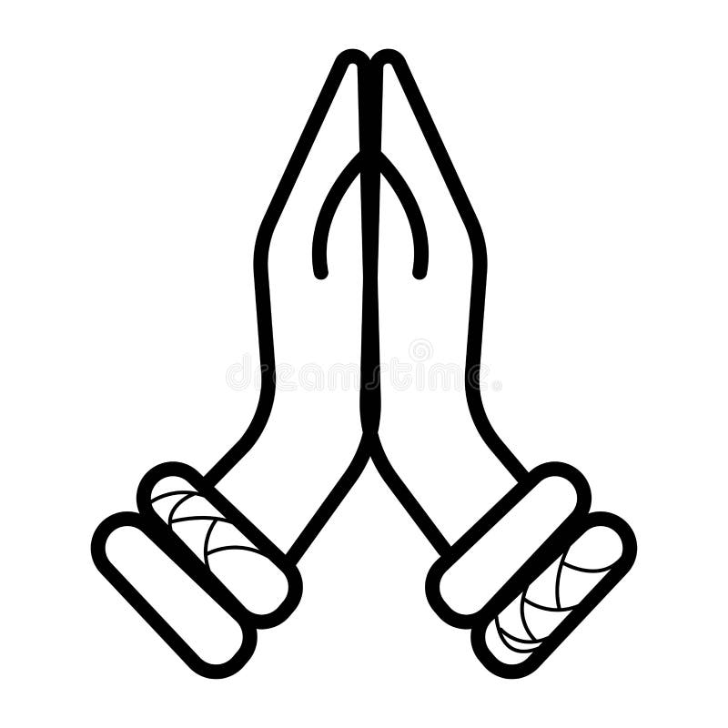 Hand bitten Ikone stock abbildung. Illustration von menschlich - 136077645