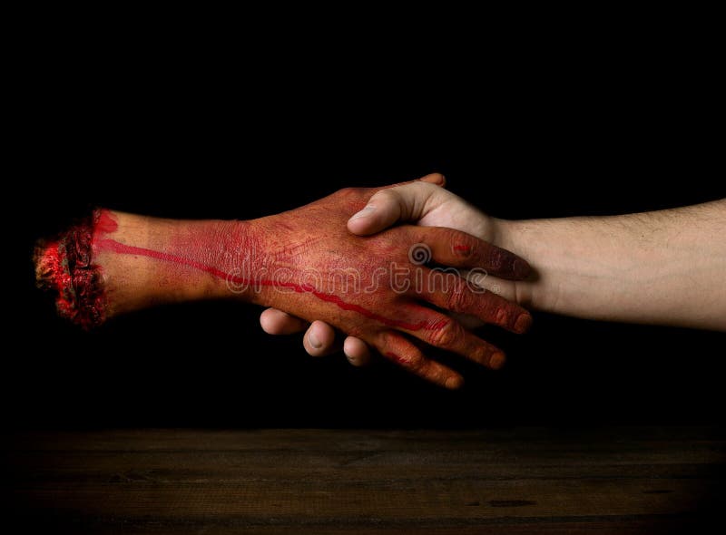 Blood Hand Shake