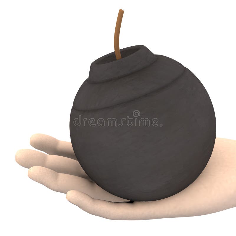 Bomb stock illustration. Illustration of nato, crump - 11024357