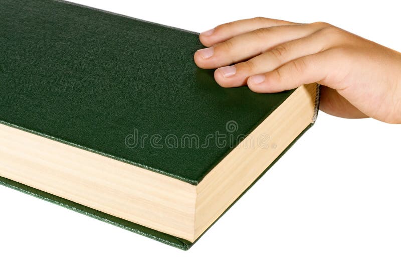 Hand Holding Book stock photo. Image of background, book - 17041198