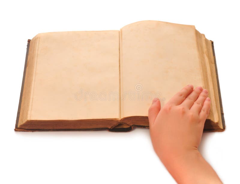 Hand and the book stock photo. Image of literature, reading - 8070308