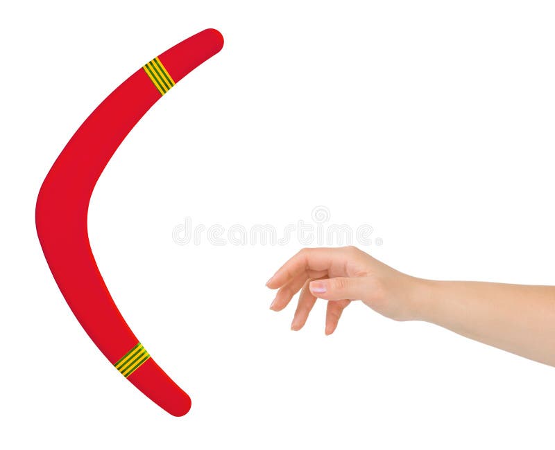 Boomerang stock photo. Image of pattern, business, curve - 10456438
