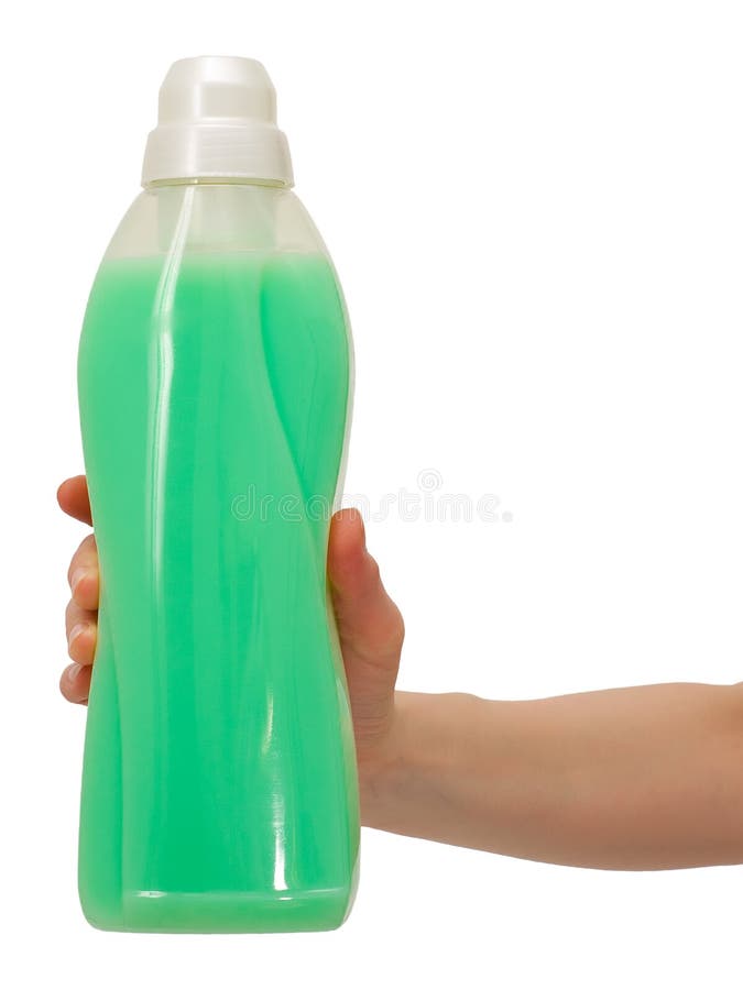 Hand with a bottle stock photo. Image of plastic, close - 12788242