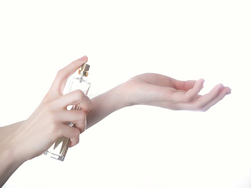 Hand with bottle stock image. Image of bottle, female - 8625881